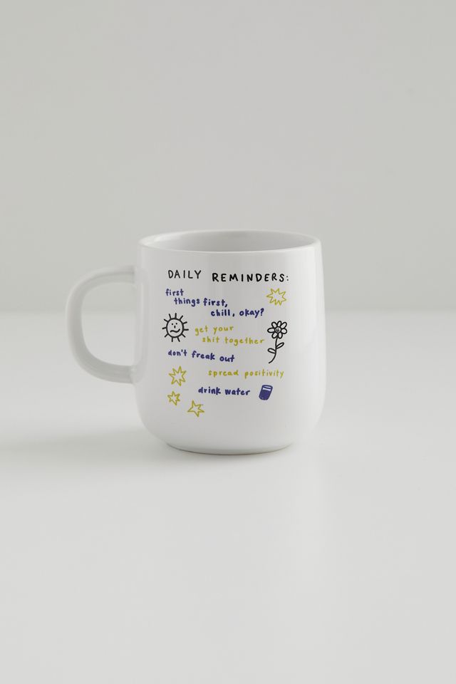 Daily Reminder Mug | Urban Outfitters UK