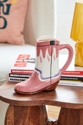 Rosa Westernstiefel Tasse | Urban Outfitters DE
