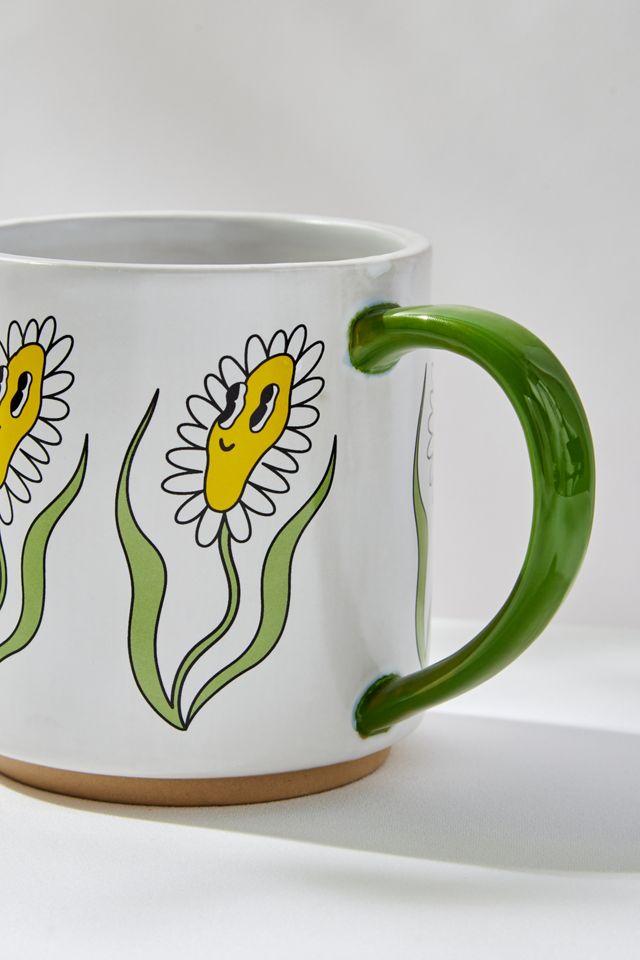 Wavy Sunflower Mug | Urban Outfitters UK