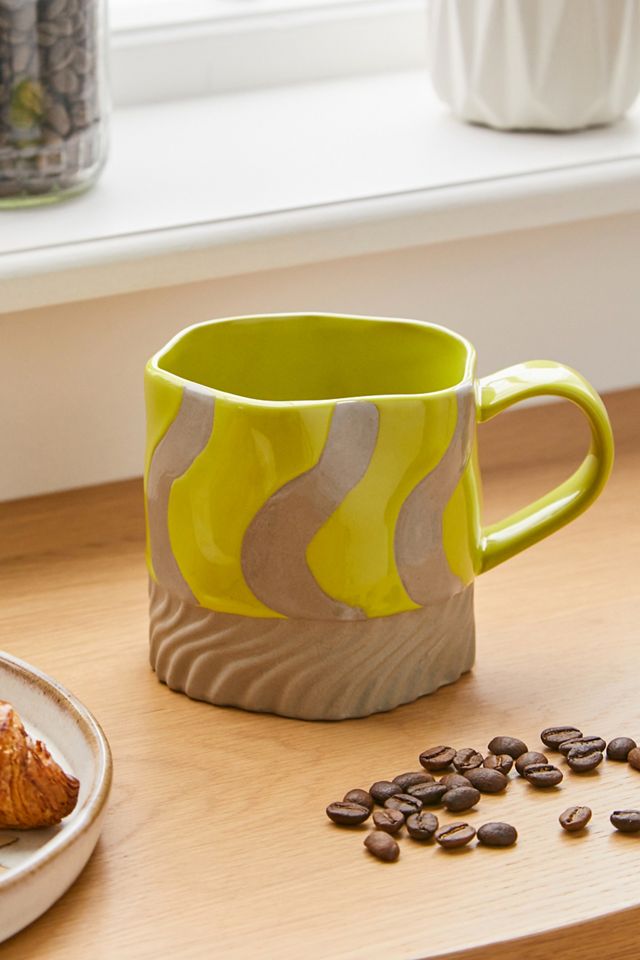 Lila Green Swirl Mug | Urban Outfitters UK
