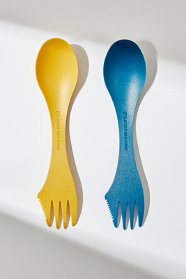 Green & Blue Reusable Sporks 2-Pack | Urban Outfitters UK