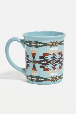 Pendleton Tucson Aqua Ceramic Mug | Urban Outfitters UK