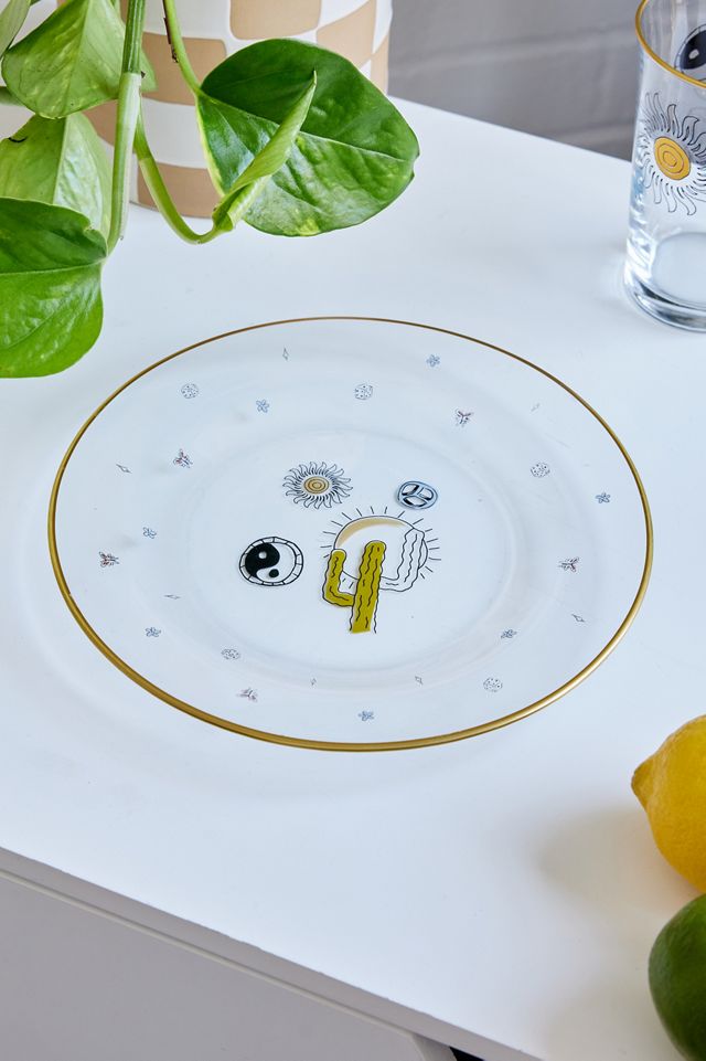 Cameron Glass Plate | Urban Outfitters UK