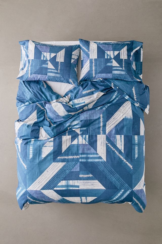 Blue Patchwork Duvet Cover Set | Urban Outfitters UK