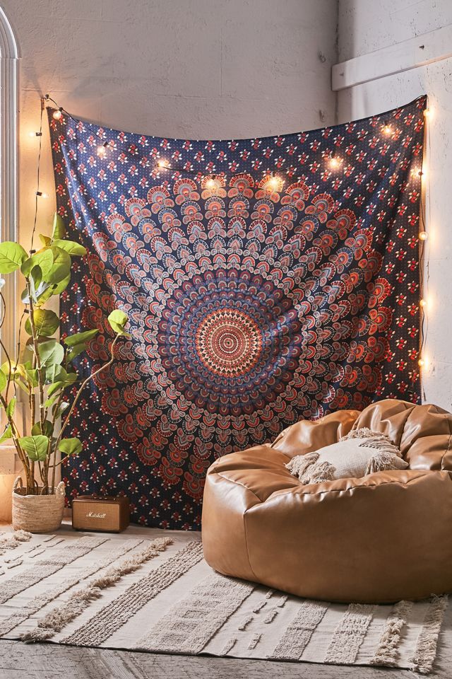 Dark Paisley Tapestry | Urban Outfitters UK