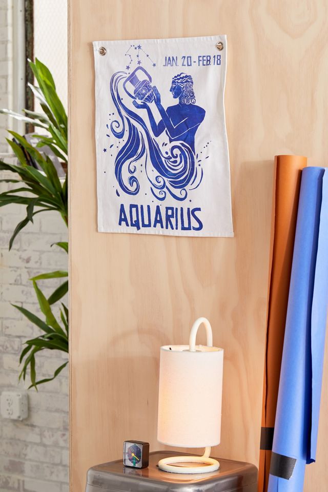 Graphic Zodiac Flag Tapestry | Urban Outfitters UK
