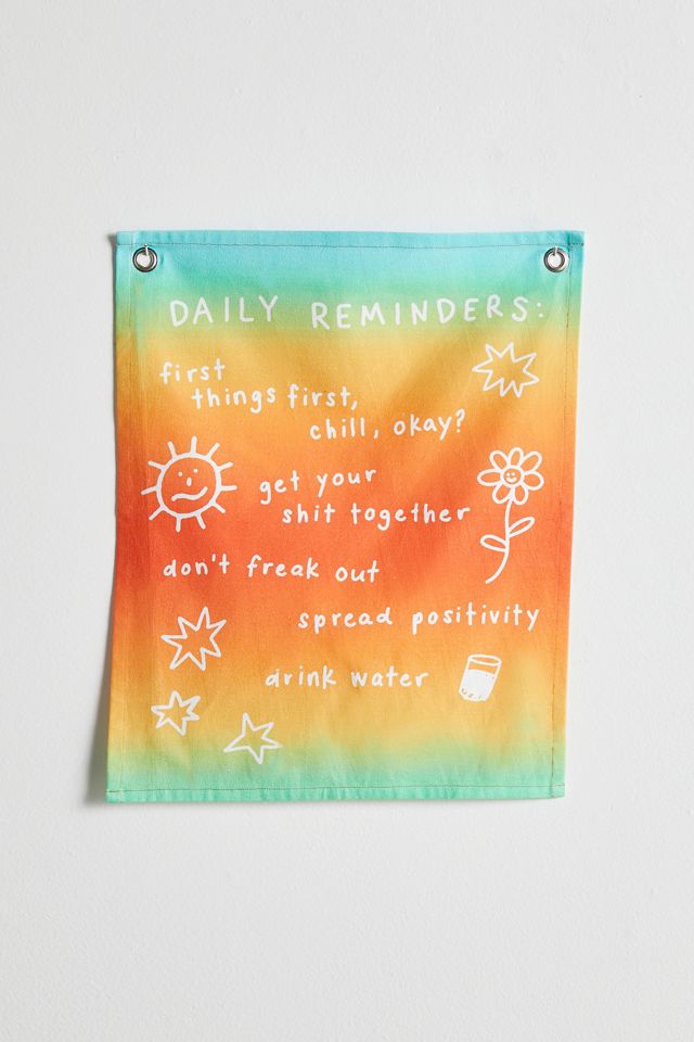 Daily Reminder Flag | Urban Outfitters UK