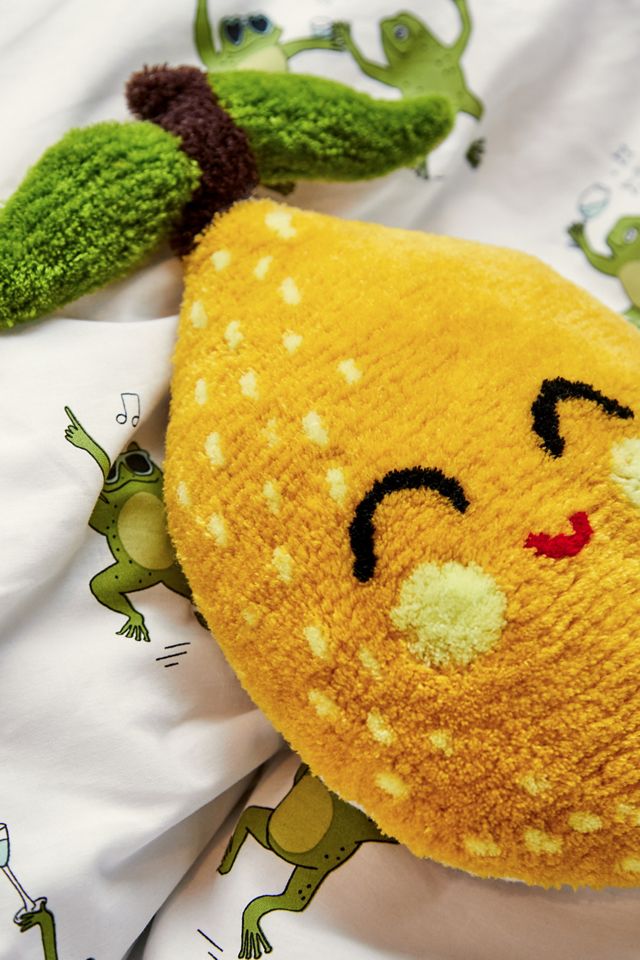 Mini Lemon Tufted Cushion | Urban Outfitters UK