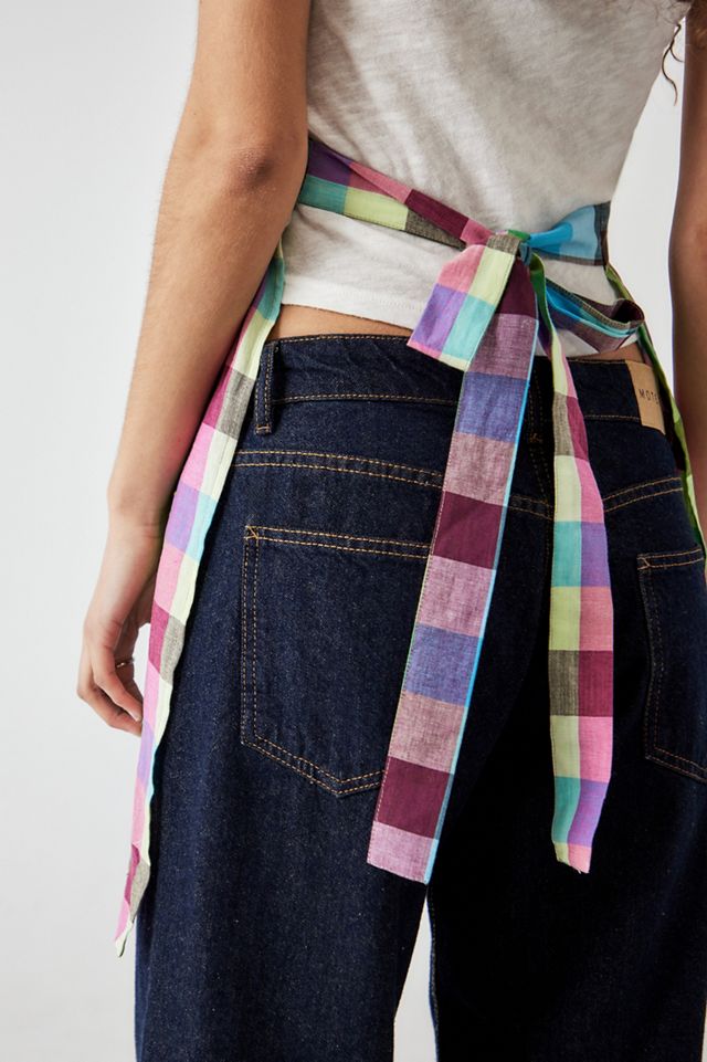 Floral Check Apron | Urban Outfitters UK