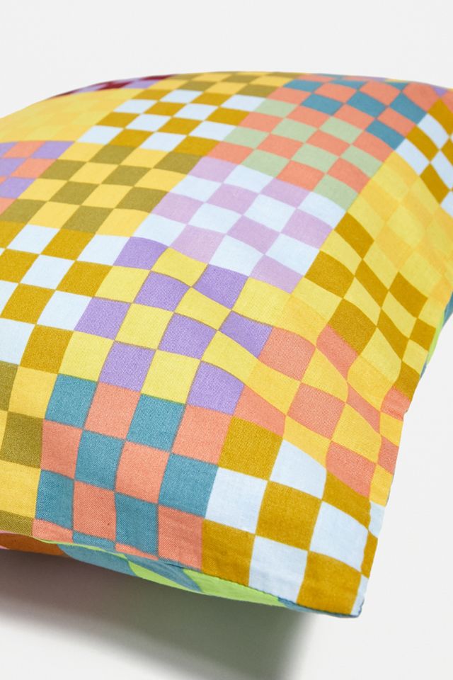 BAGGU Checkerboard Cushion Cover | Urban Outfitters UK