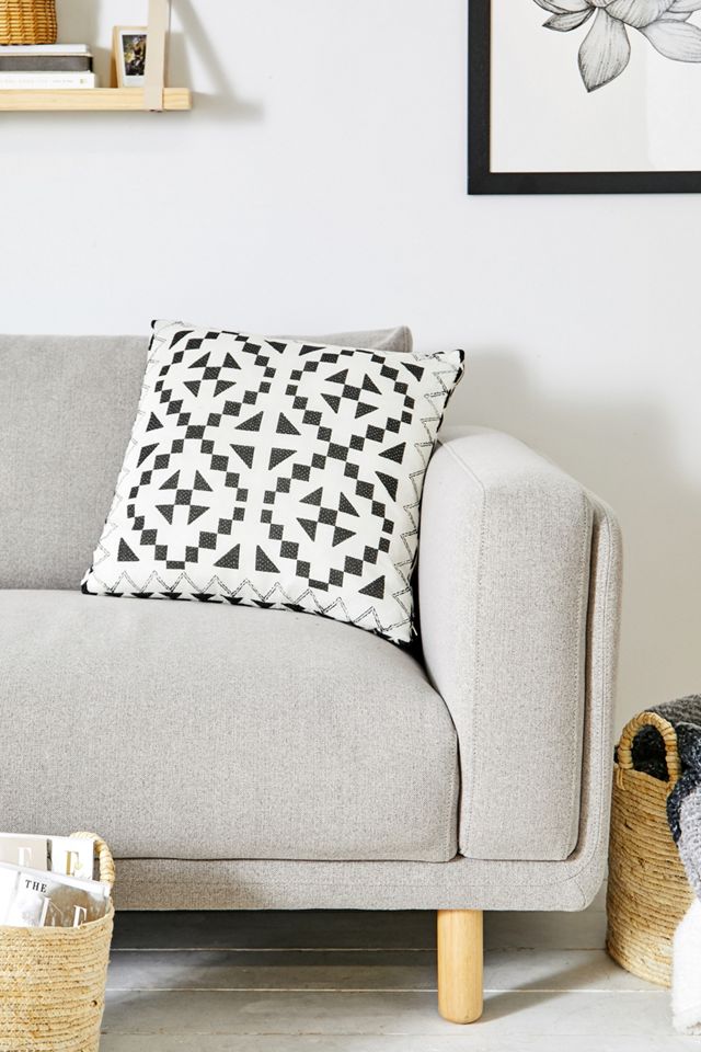 Block Print Cushion | Urban Outfitters UK