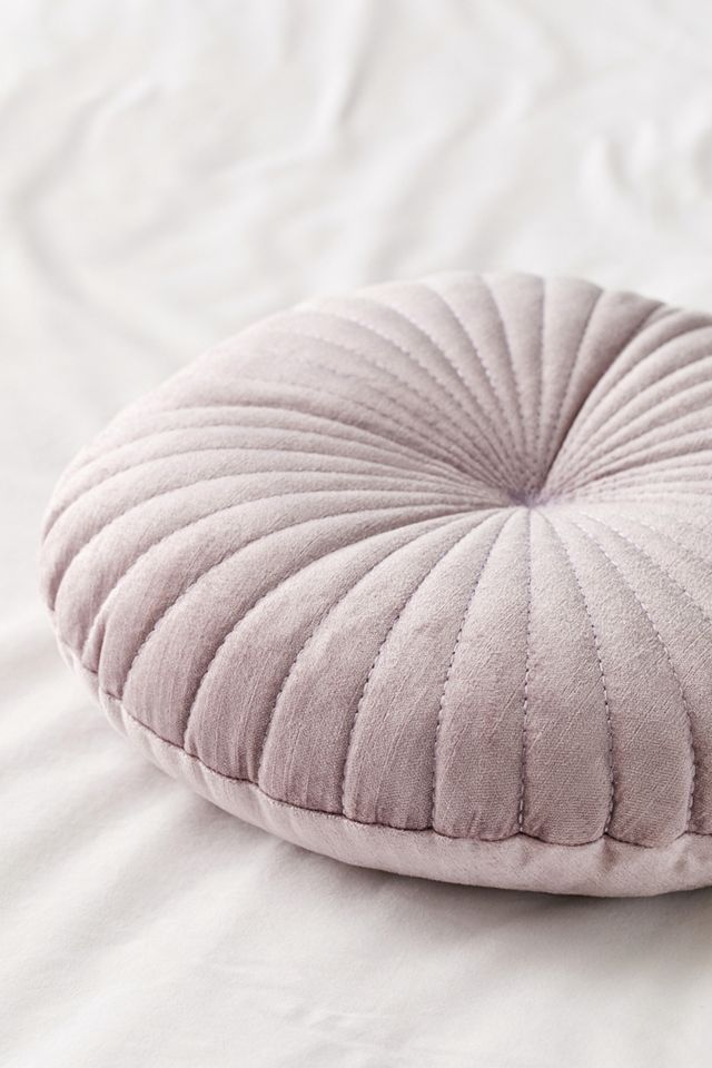 Shelly Round Velvet Cushion | Urban Outfitters UK