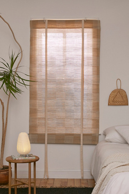 Checkerboard Bamboo Blind | Urban Outfitters UK