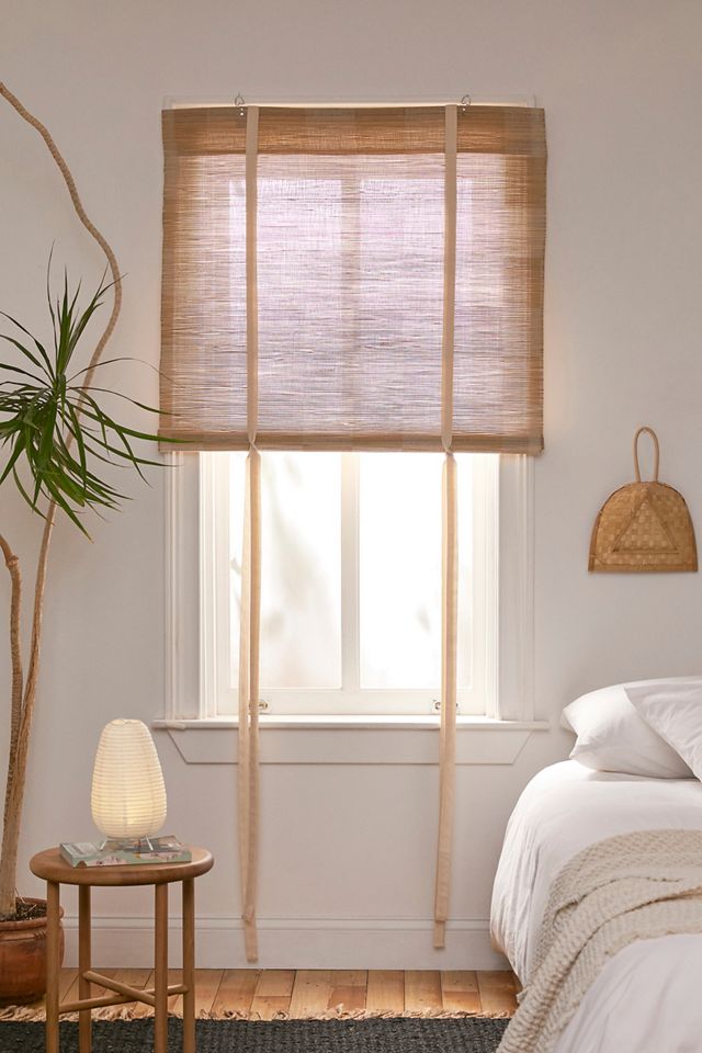 Checkerboard Bamboo Blind | Urban Outfitters UK