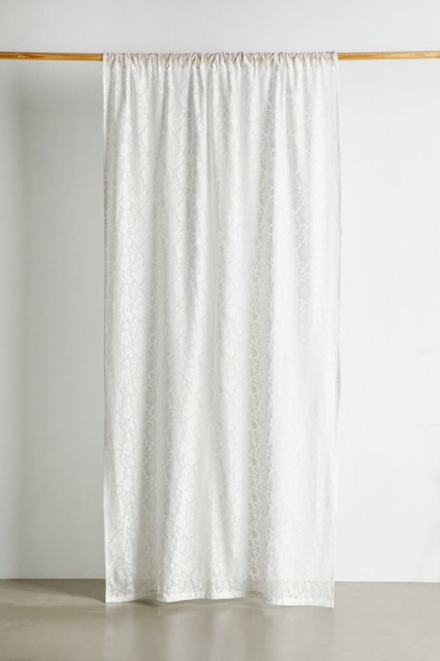 Nadia White Lace Curtain | Urban Outfitters UK
