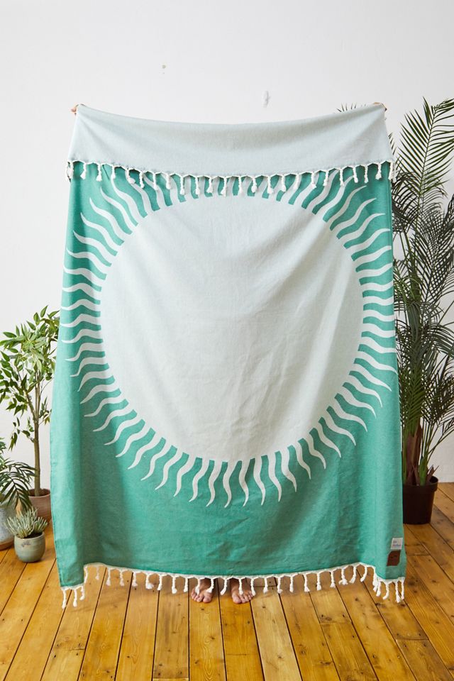 Slowtide Sage Sol Beach Throw Blanket | Urban Outfitters UK