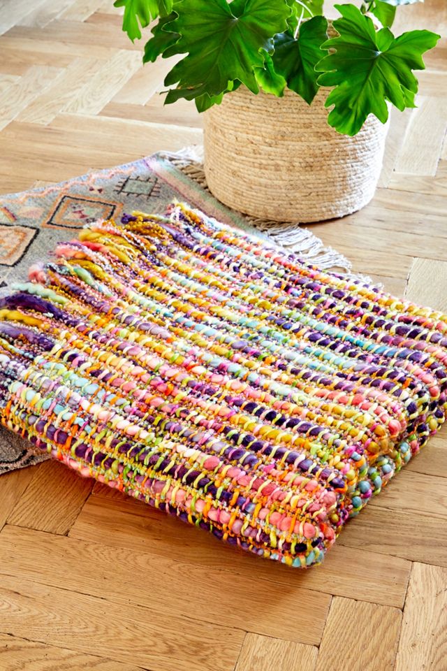 Multicolour Melange Throw Blanket | Urban Outfitters UK