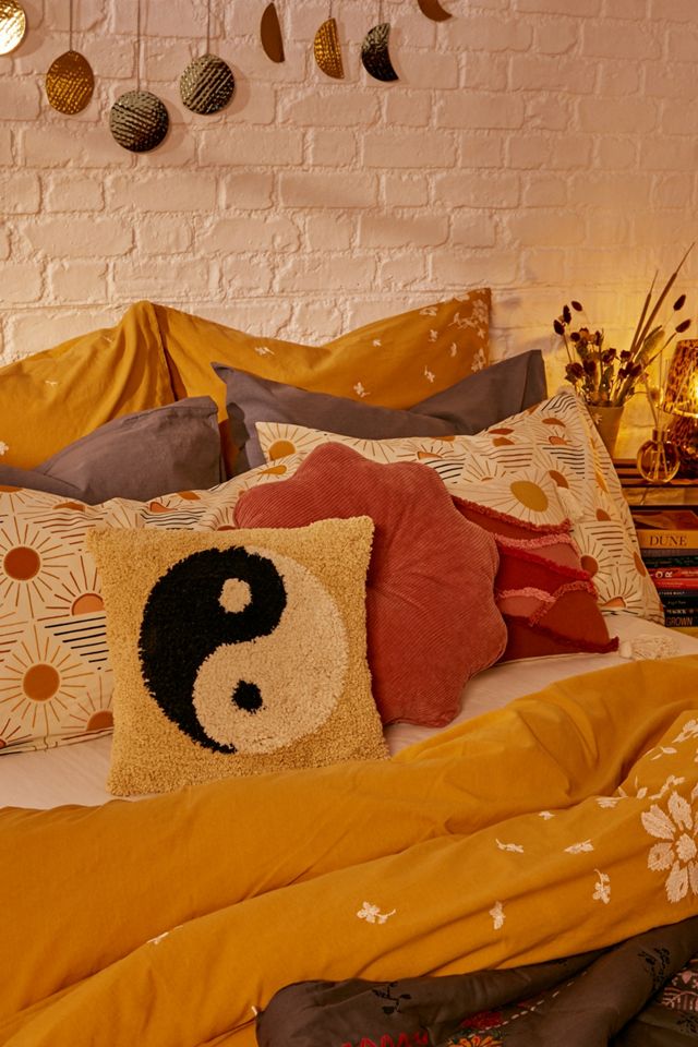 Yin & Yang Throw Cushion | Urban Outfitters UK