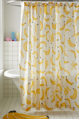 Banana Bunch Shower Curtain | Urban Outfitters UK