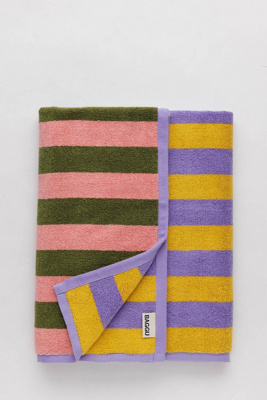 BAGGU - Serviette de bain à rayures Sunset Quilt | Urban Outfitters FR