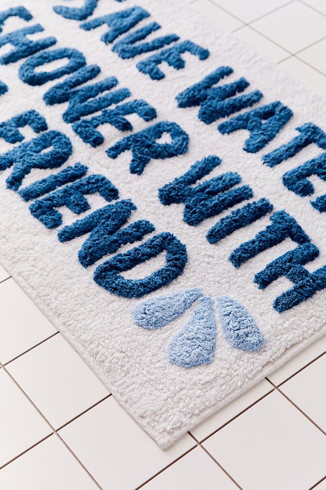 Tapis de bain Save Water | Urban Outfitters FR