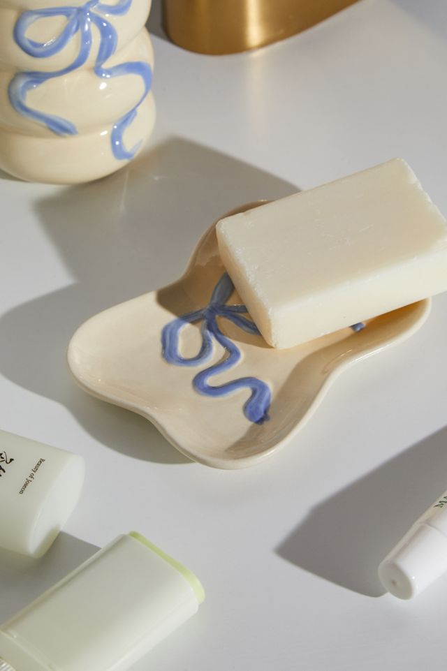 Blue Bow Soap Dish | Urban Outfitters UK