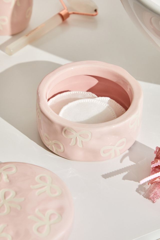 Pink Bow Storage Pot | Urban Outfitters UK