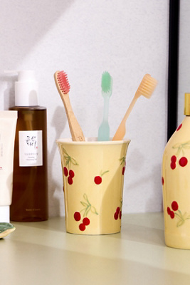 Painted Cherry Storage Pot | Urban Outfitters UK