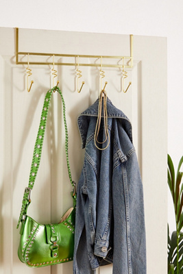 Swirl Gold Over-The-Door Hook | Urban Outfitters UK