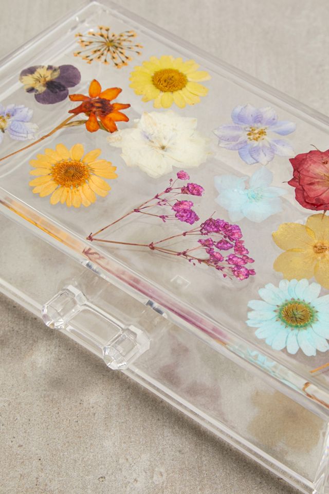 Cassia Pressed Flower Storage Drawer | Urban Outfitters UK
