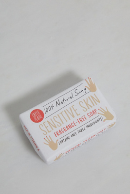 Paper Plane Sensitive Skin Natural Vegan Soap Bar | Urban Outfitters UK