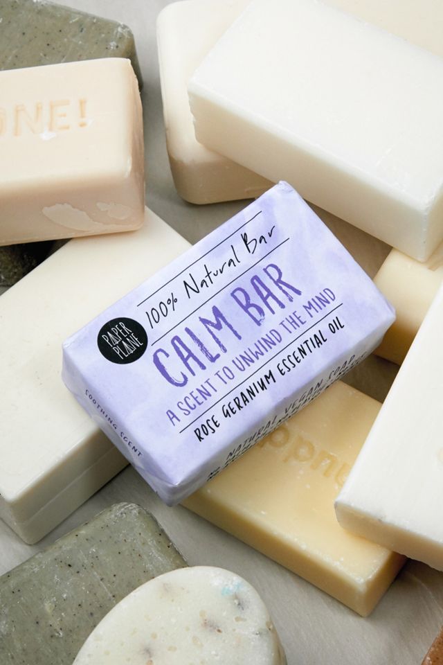 Paper Plane Calm Bar Natural Soap | Urban Outfitters UK