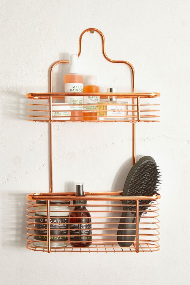 Minimal Copper Shower Caddy | Urban Outfitters UK