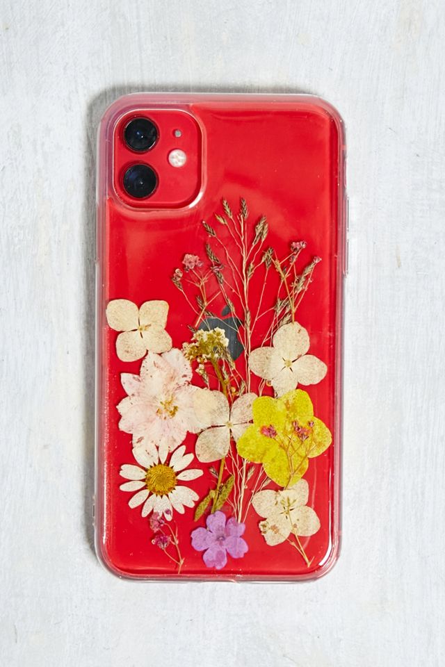 Floral Spring Press iPhone 11 Phone Case Urban Outfitters UK