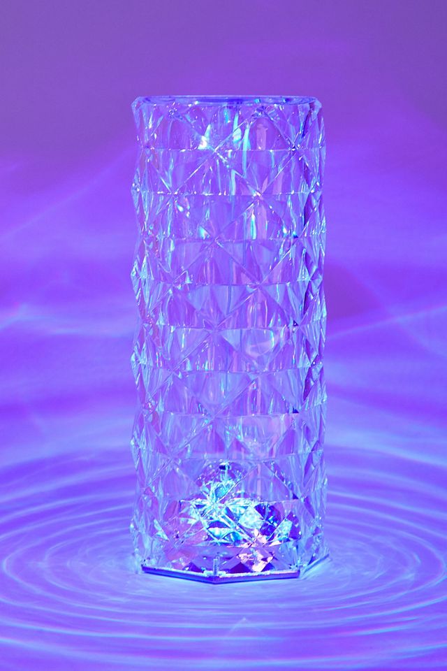 Crystal Diamond Ambient Table Light | Urban Outfitters UK
