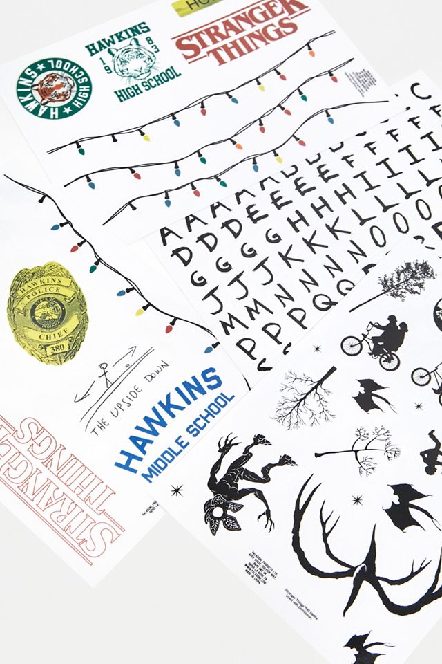 Stranger Things Gadget Decals | Urban Outfitters UK
