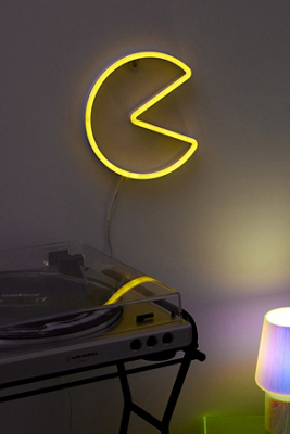 Pac Man Wall Mountable LED Neon Light | Urban Outfitters UK