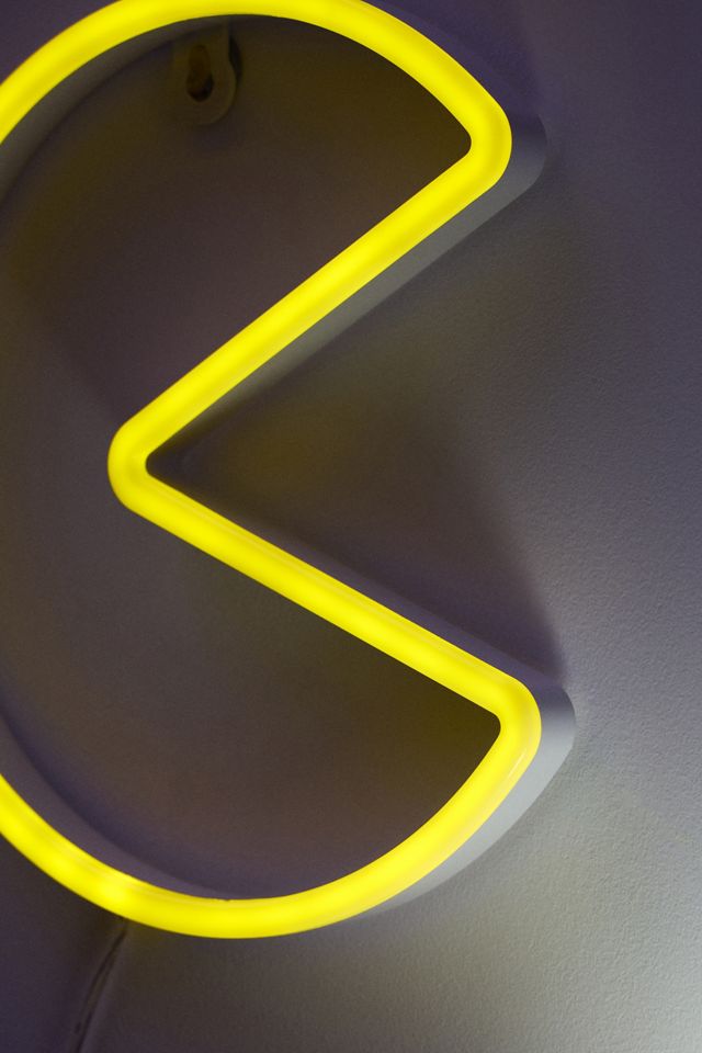 Pac Man Wall Mountable LED Neon Light | Urban Outfitters UK
