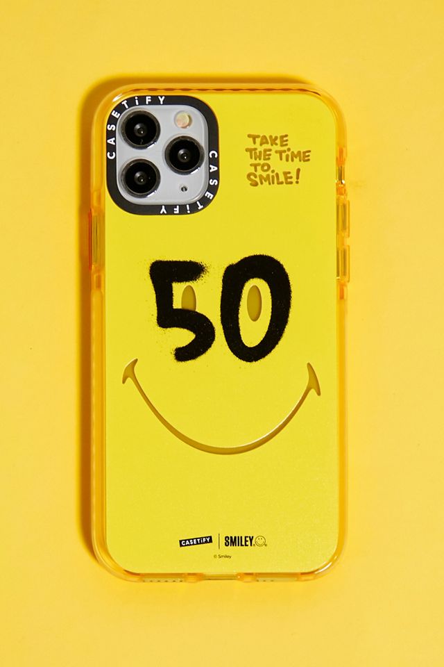 CASETiFY X Smiley 50th Anniversary iPhone 11 Pro Phone Case | Urban Outfitters UK