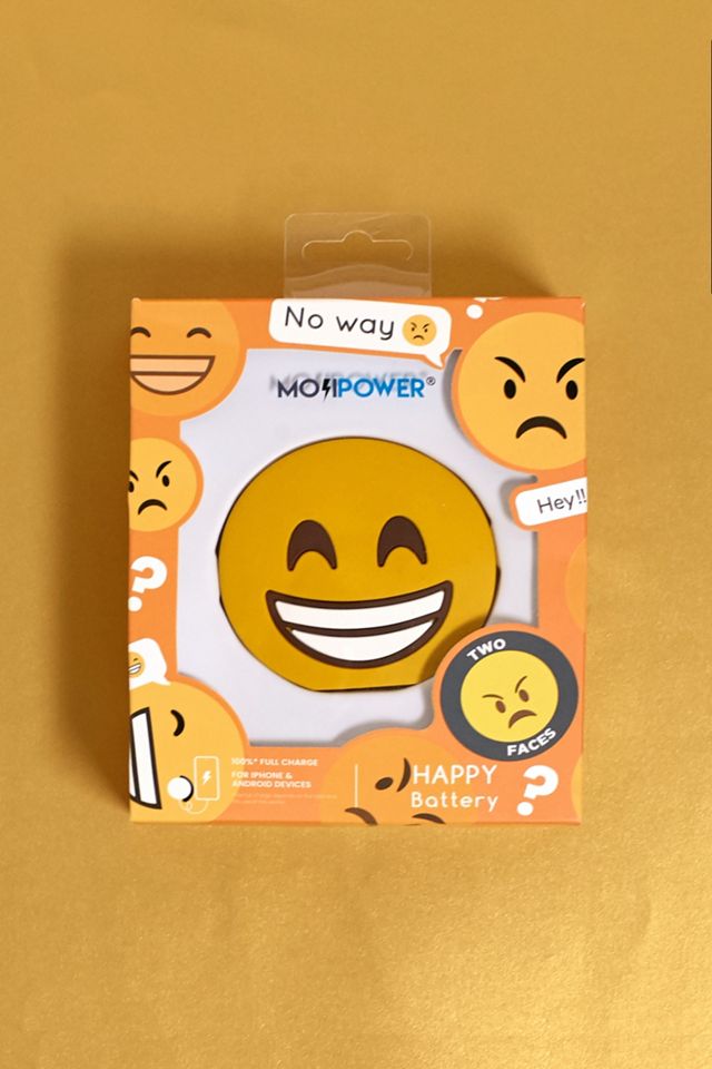 Mojipower Happy & Sad Face Power Bank | Urban Outfitters UK