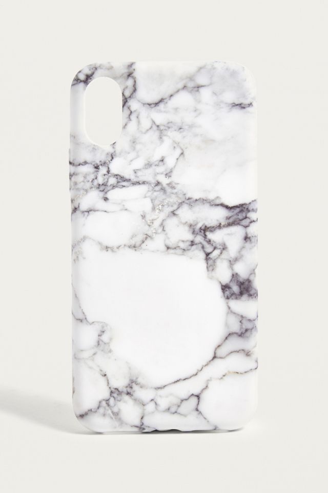 White Marble iPhone X Case | Urban Outfitters UK