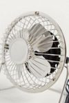 Silver USB Desk Fan | Urban Outfitters UK