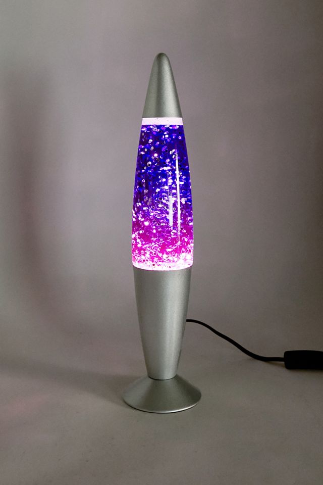 Purple Glitter Lamp | Urban Outfitters UK