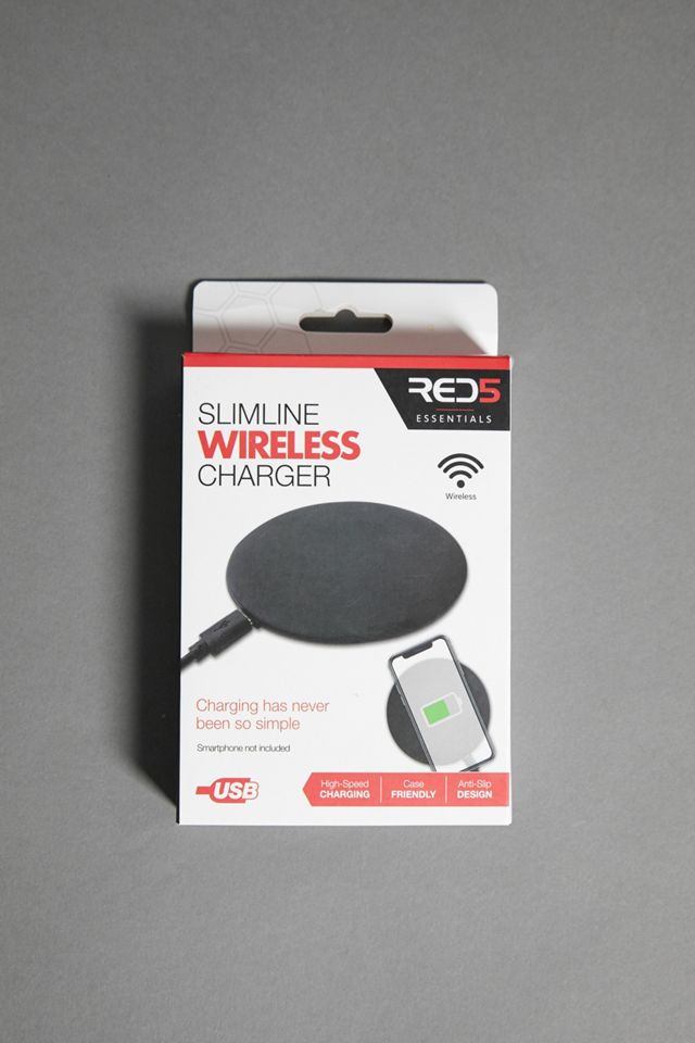 RED5 Black Wireless Charger | Urban Outfitters UK