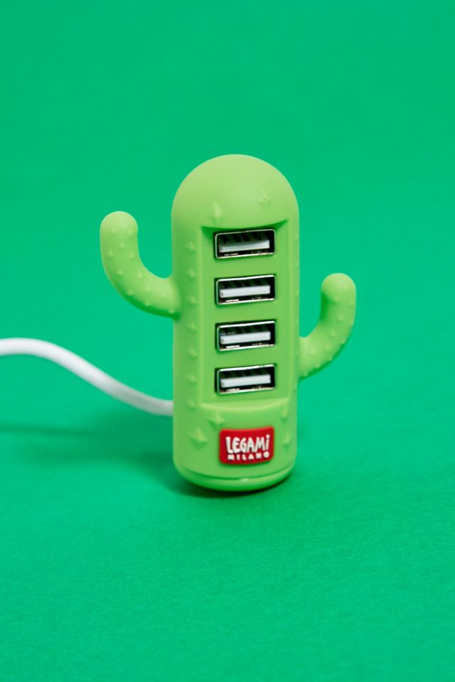 Legami Cactus 4-Port Mini USB Hub | Urban Outfitters UK