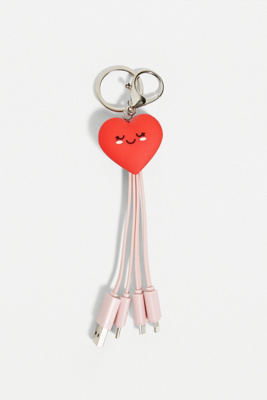 Legami Heart Link-Up Charging Cables | Urban Outfitters UK