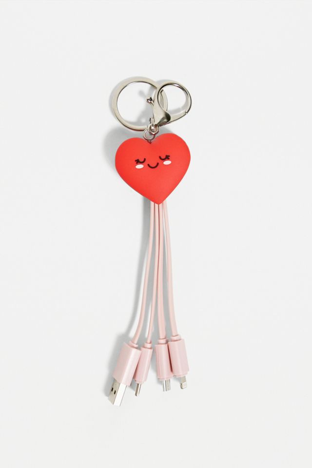 Legami Heart Link-Up Charging Cables | Urban Outfitters UK