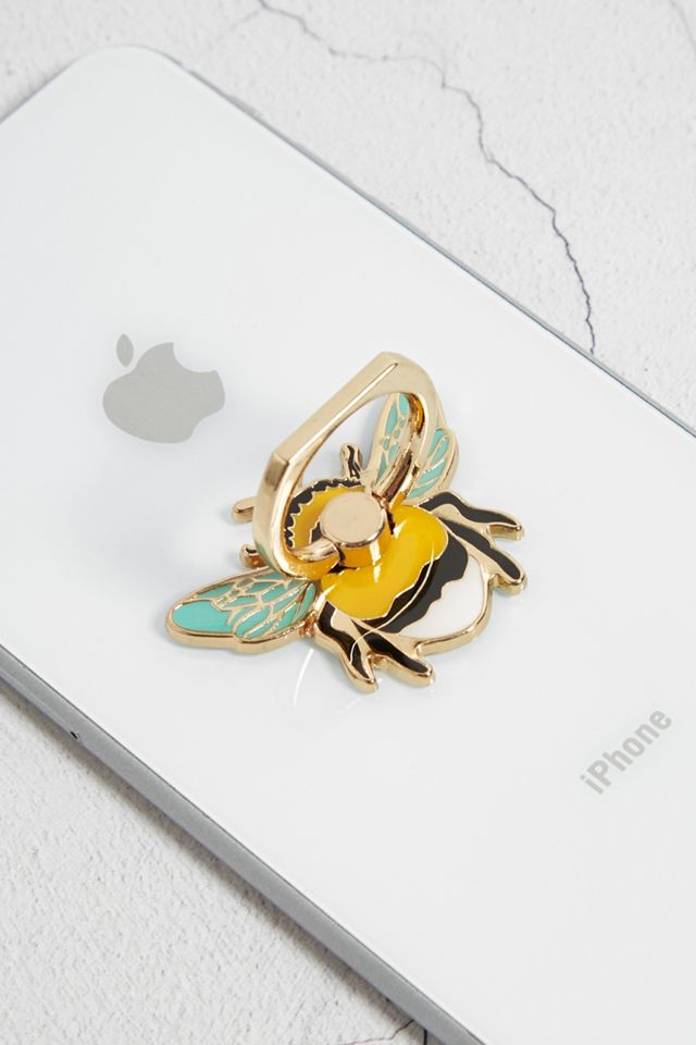 Enamel Bee Phone Ring | Urban Outfitters UK