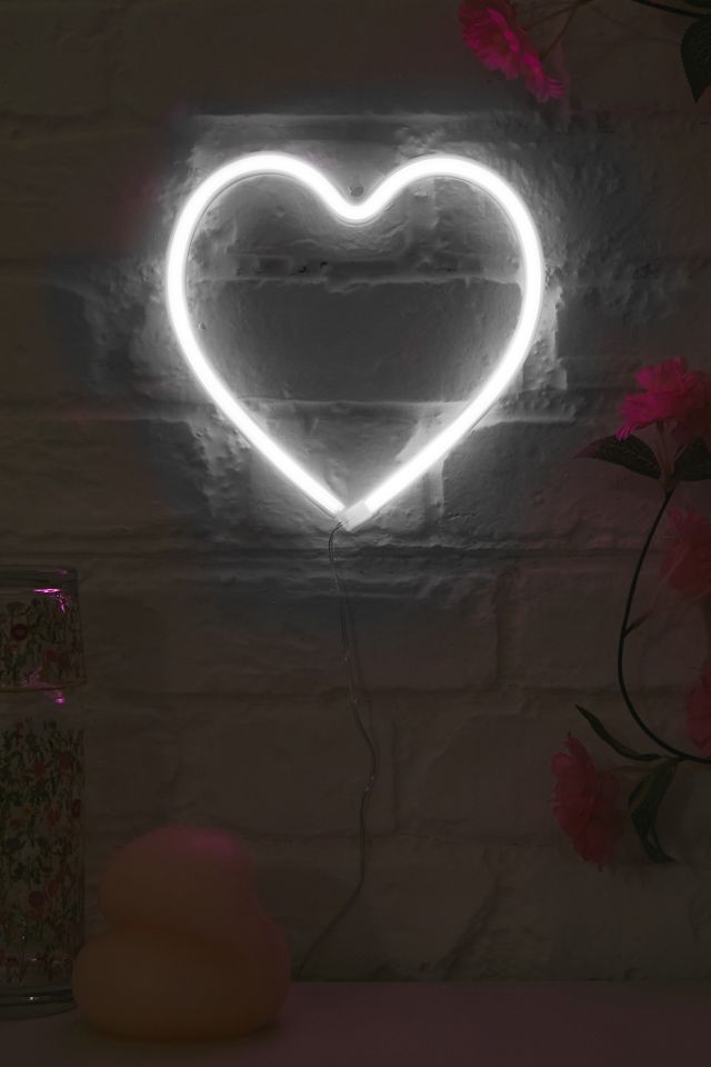 Mini LED Heart Sign | Urban Outfitters UK