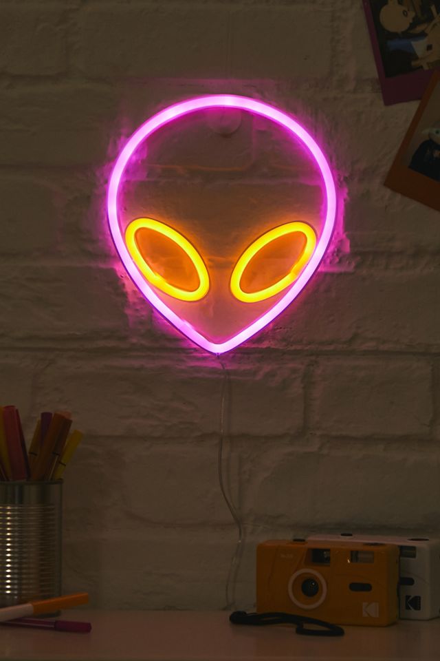 Mini LED Alien Neon Sign | Urban Outfitters UK